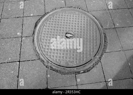 A drainage shaft designed to collect and redirect excess water ...