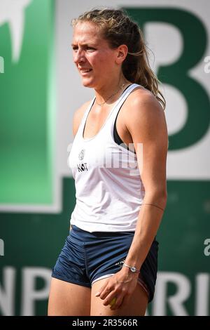 Margaux ROUVROY of France during the first qualifying day of the Roland ...