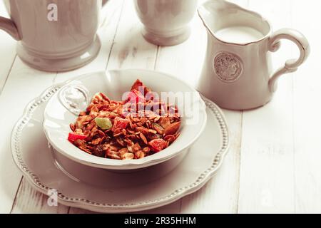 The Granola breafast Stock Photo - Alamy