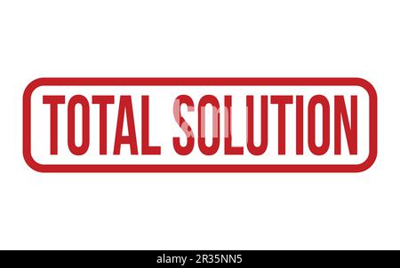 Total Solution Rubber Stamp Seal Vector Stock Vector Image & Art - Alamy