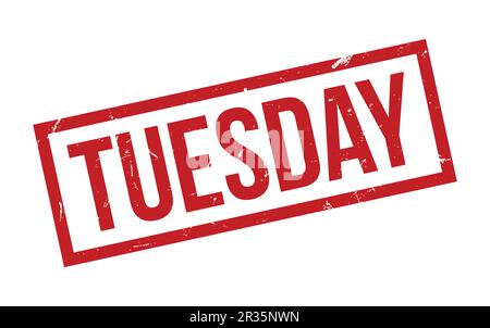 Red Tuesday Rubber Stamp Seal Vector Stock Vector Image & Art - Alamy