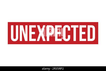 Unexpected Rubber Stamp Seal Vector Stock Vector Image & Art - Alamy