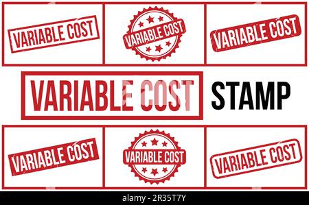 Variable Cost rubber grunge stamp seal vector Stock Vector Image & Art ...