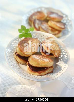 Yeast pancakes close up Stock Photo - Alamy
