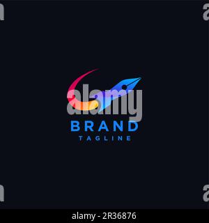 Start up pen rocket icon, simple style Stock Vector Image & Art - Alamy