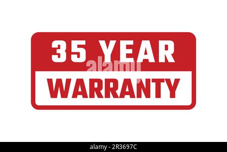 35 Year Warranty Rubber Stamp Stock Vector Image & Art - Alamy