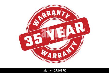 35 Year Warranty Rubber Stamp Stock Vector Image & Art - Alamy