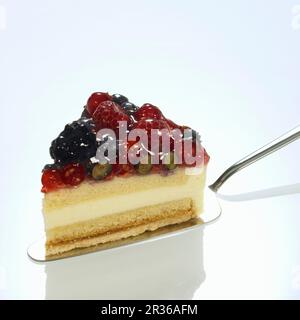A Slice of Fruit Torte FoodCollection Stock Photo - Alamy