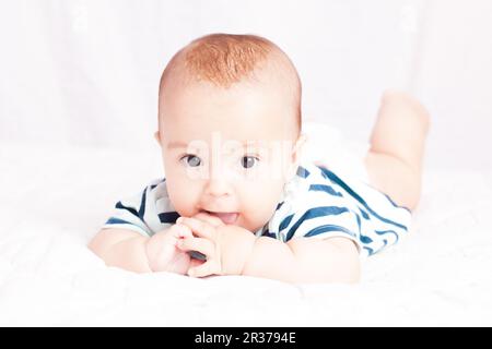 First baby teeth Stock Photo - Alamy
