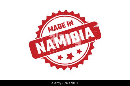 Made in Namibia - rubber stamp - vector, Namibia map pattern - black ...