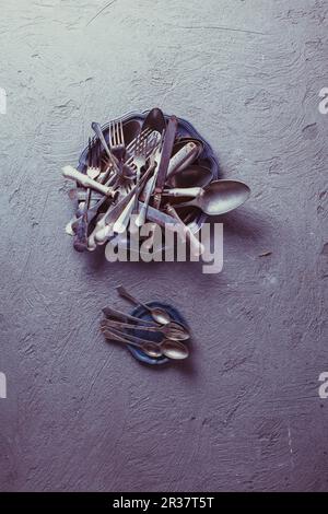 Vintage utensils collection Stock Photo - Alamy