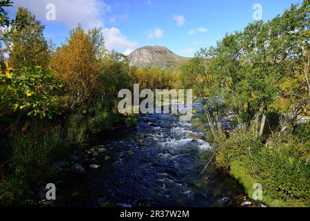 Trekking Nikkaluokta, Kebnekaise Fjaellstation, Lapland, Sweden2 Stock ...