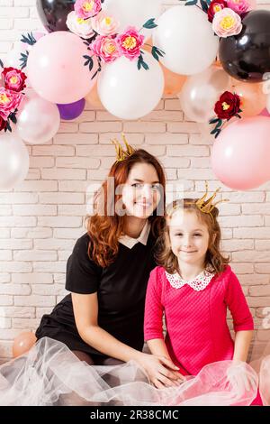 The cute little princesses Stock Photo - Alamy