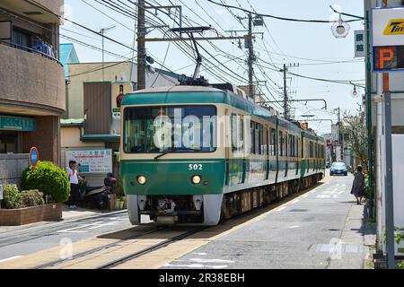 Enoshima Electric Railway, Kanagawa Prefecture, Japan Stock Photo - Alamy