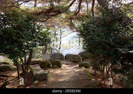 The Path of Literature, Hiroshima Prefecture, Japan Stock Photo - Alamy