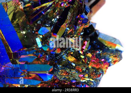 crystal with metal rainbow surface as nice background Stock Photo - Alamy
