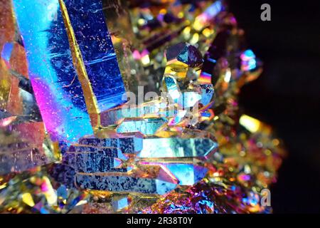 rainbow crystal texture as nice color background Stock Photo - Alamy
