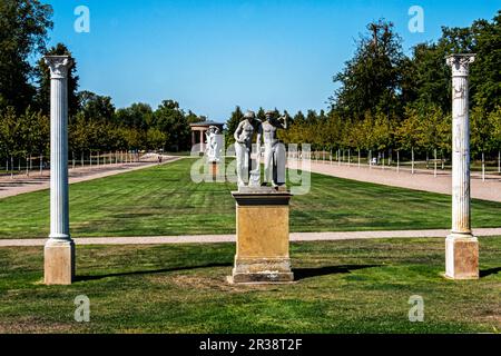 Victoria of Leuthen sculpture, Drake Vase & Neoclassic Hebe Temple ...