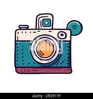 Optical lens icon. Simple illustration of optical lens vector icon for ...