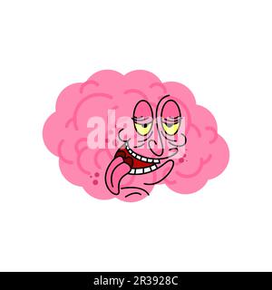 Drunk face isolated. Alcoholic emoji cartoon Vector illustration Stock ...