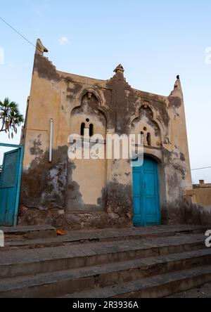 The Mosque of Sheikh Hamal, Northern Red Sea, Massawa, Eritrea Stock ...