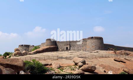 Rear entrance to Palace, Bellary Fort, Karnataka, India Stock Photo - Alamy
