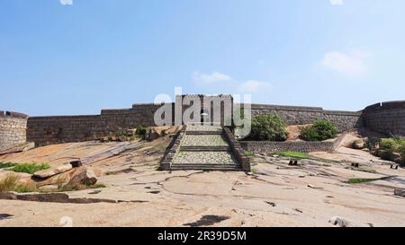 Front View of Palace of Bellary Fort, Bellary, Karnataka, India Stock ...