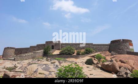 Front View of Palace of Bellary Fort, Bellary, Karnataka, India Stock ...