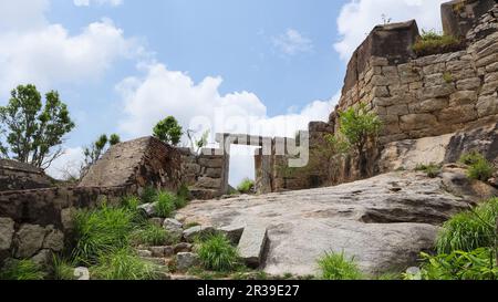 Ruin Fortress of Gurramkonda Fort, Annamayya, Andhra Pradesh, India ...