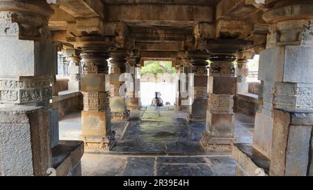View of Sri Kamakshi Vaidyanatha Swamy Temple, Pushpagiri, Kadapa, Andhra Pradesh, India Stock ...