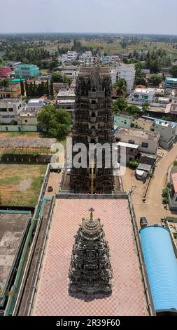 Gopuram of Sri Kodanda Rama Temple, Gollala Mamidada, East Godavari ...
