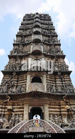 Gopuram of Sri Kodanda Rama Temple, Gollala Mamidada, East Godavari ...