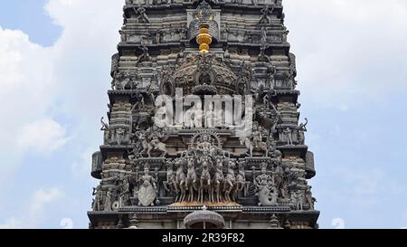 Scenes From Ramayana and Mahabharata Depicting on the Temple Sri ...