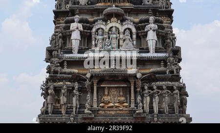 Sculptures of Hindu Gods and Dwarampudi Subbi Reddy and Rami Reddy ...