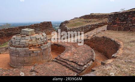 View of Ruin Stupa of Salihundam Chaitya Gruha, Srikakulam, Andhra ...