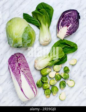 Mix of Chinese Vegetables Studio Photo Stock Photo - Alamy
