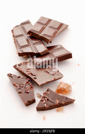 Chocolate with Himalayan salt Stock Photo - Alamy