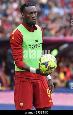 Roma footballer Tammy Abraham during the match Roma-Fiorentina at ...