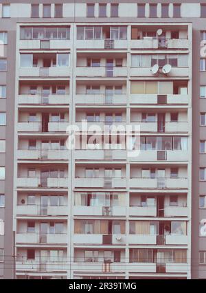 Residential building block with many flats Stock Photo - Alamy