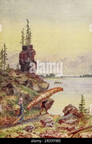 The Lake Painted by T. Mower Martin (Thomas Mower Martin) from the book ...