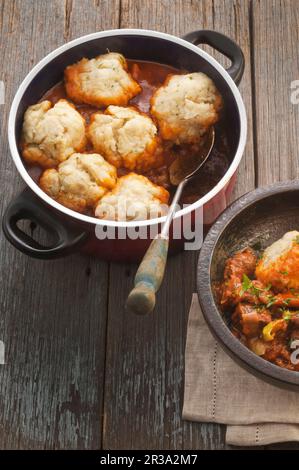 A beef pot pie Stock Photo - Alamy