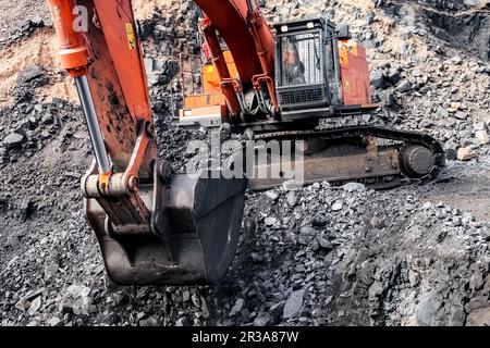 Open Pit Manganese Mining and Equipment Stock Photo - Alamy