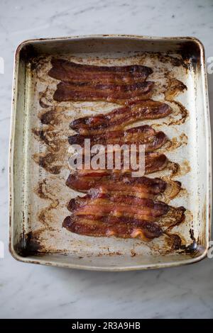 pan, bacon slice, pans, bacon slices Stock Photo - Alamy