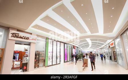 Inside Interior of Alberton City Mall in Johannesburg Stock Photo - Alamy