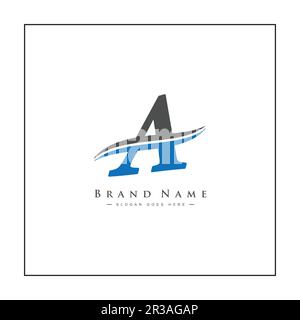 Initial Monogram Letter A D Logo Design Vector Template. AD Letter Logo ...