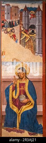 Panels of San Miguel, XV century, tempera with oil touches on panel ...