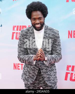 Milan Carter arrives at the Netflix's FUBAR Los Angeles Premiere held ...