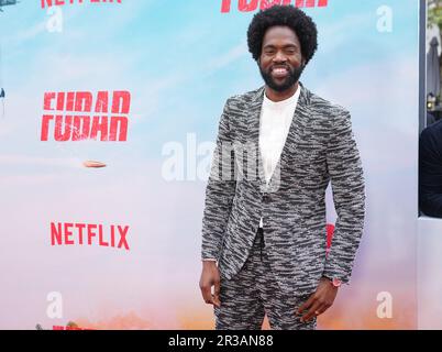 Milan Carter arrives at the Netflix's FUBAR Los Angeles Premiere held ...