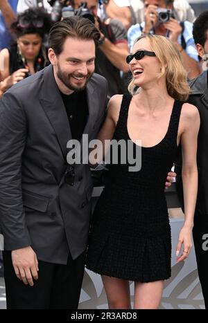 Director Sam Levinson, Lily-Rose Depp and Abel Makkonen Tesfaye aka The ...