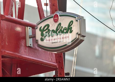 Grolsch beer pub sign Stock Photo - Alamy